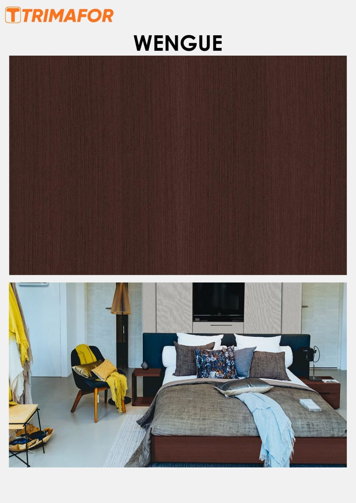 Melamina Wengue – Duraplac – Trimafor