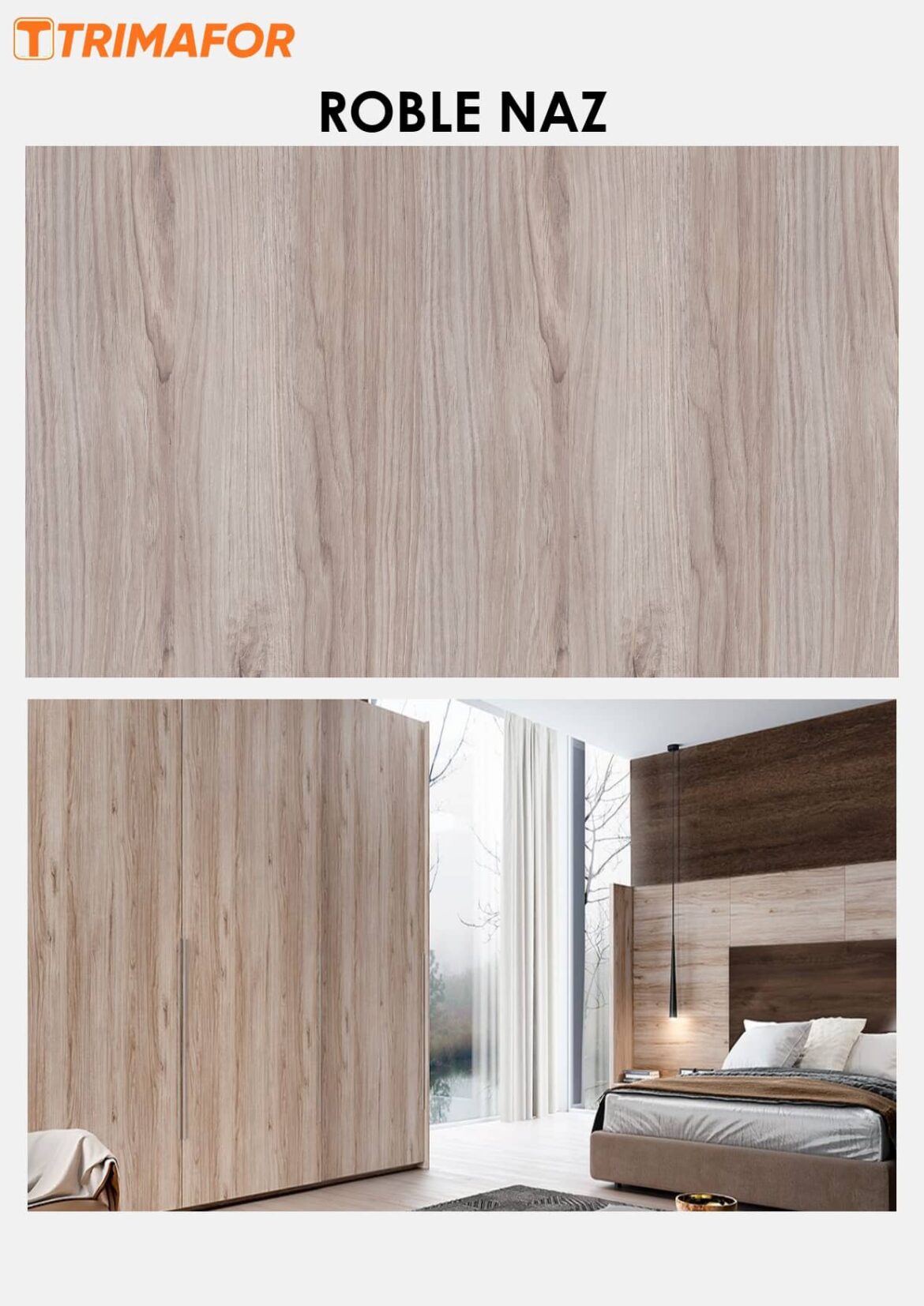 Melamina Roble Naz- Duraplac – Trimafor